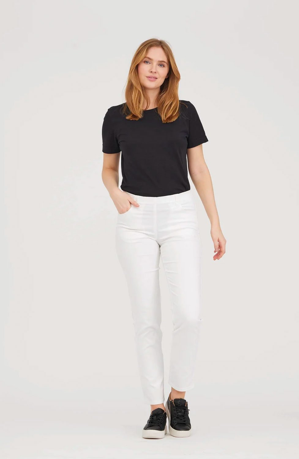 Mirakelbyxa Kelly regular bomull vit - Jacobssons