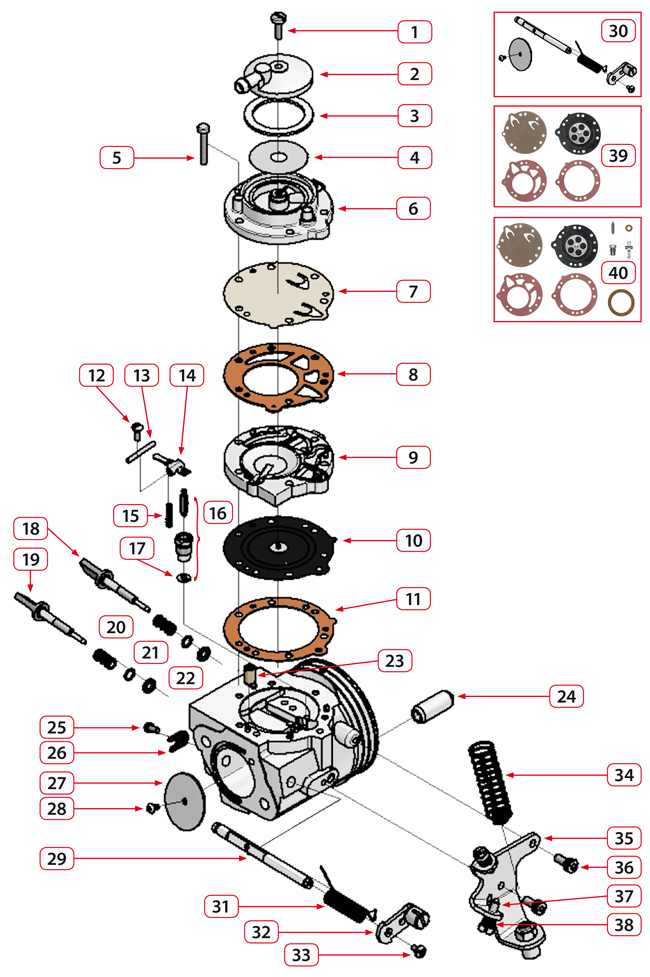 Högfartsskruv, IAME X30, Tillotson HW-27A (18) - HighSpeed