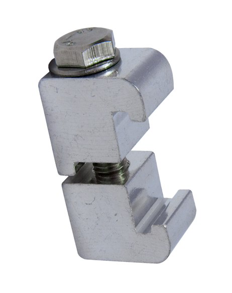 Double claw clamp Al NW63-100ISO - Löwener Vacuum Technology AB