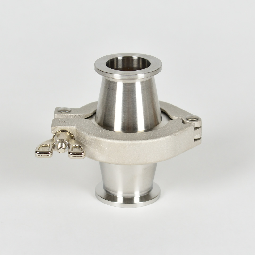 Partikelfilter DN25ISO-K med bronsinsats DN40ISO-KF rostfritt/FPM 20µ ...