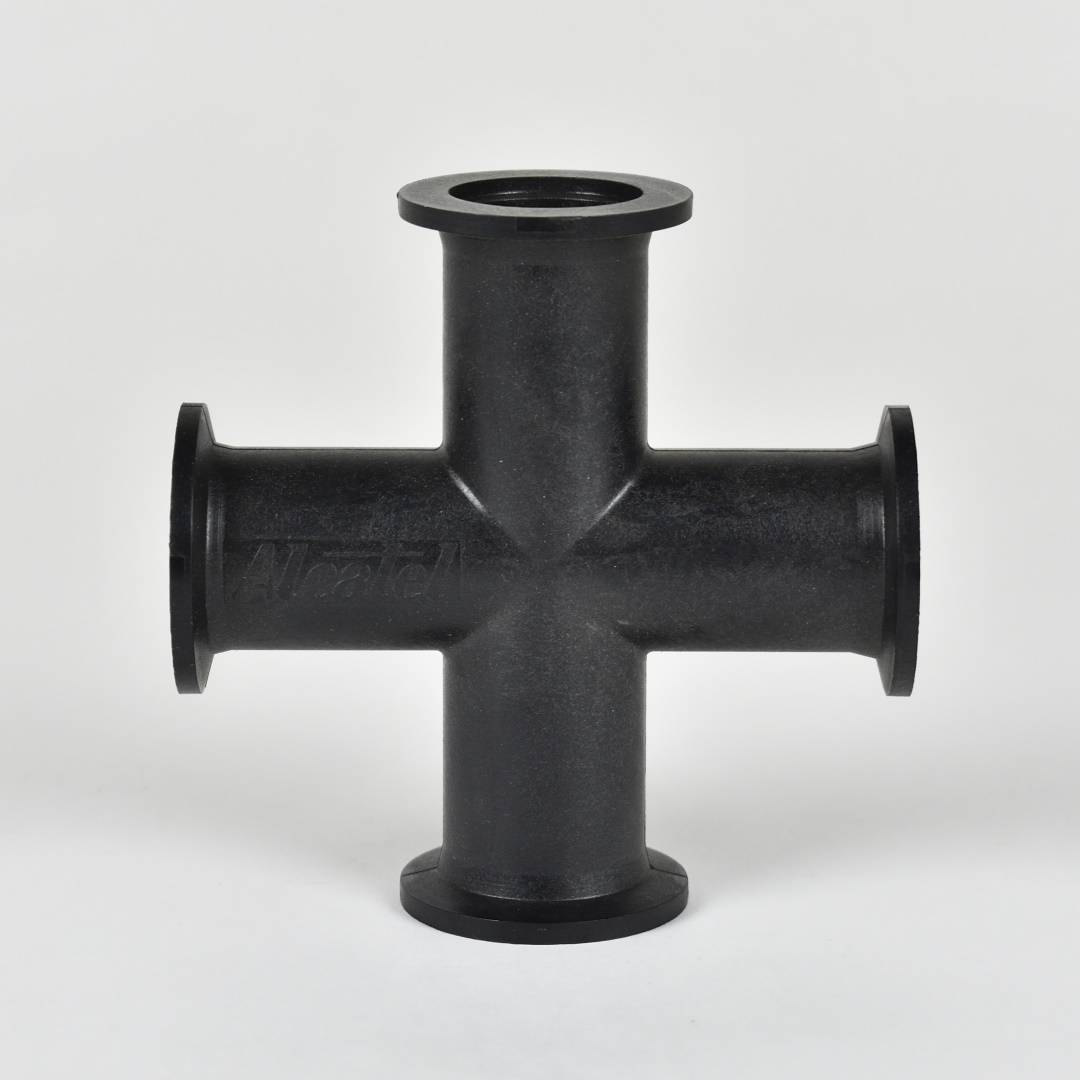 Cross polycarbonate DN40ISO-KF - Löwener Vacuum Technology AB