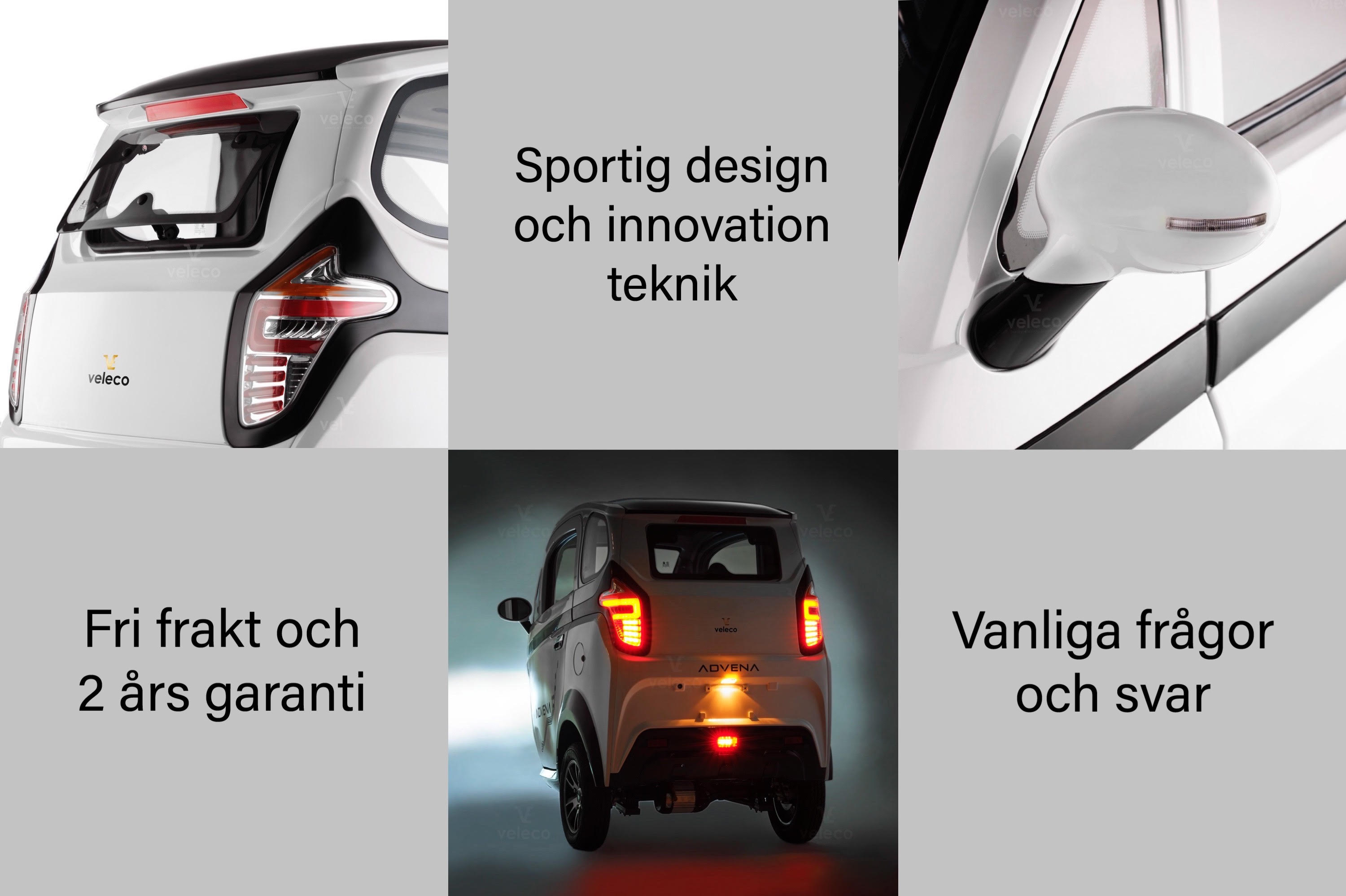 Eldriven Mopedbil - Upplev Frihet Utan Körkort med Advena