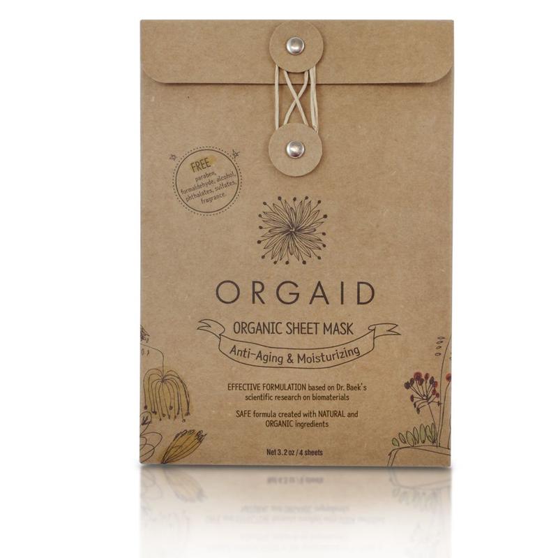 ORGAID Anti-Aging & Moisturizing Organic Sheet Mask Box (4 stk ...