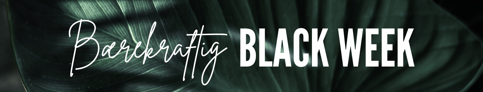 Bærekraftig Black Week | Trygg, økologisk kosmetikk hos GreenSpirit.no