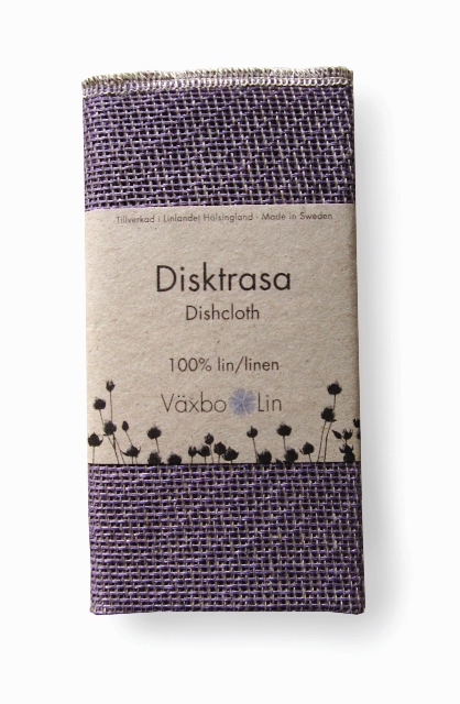 Disktrasa Lila med oblekt fåll - Växbo Lin - Relfie.se