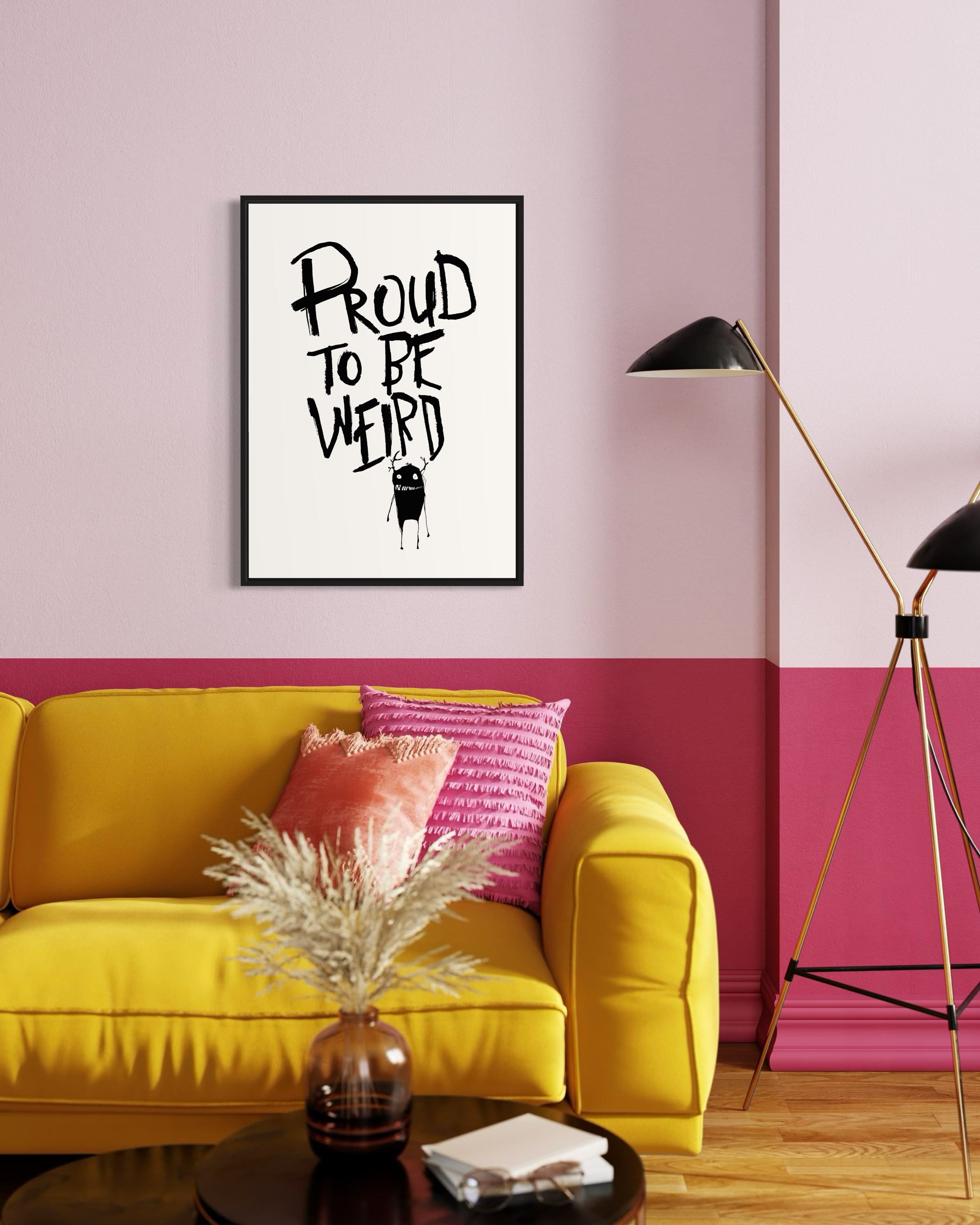 Proud To Be Weird - Poster - Crooked Arts