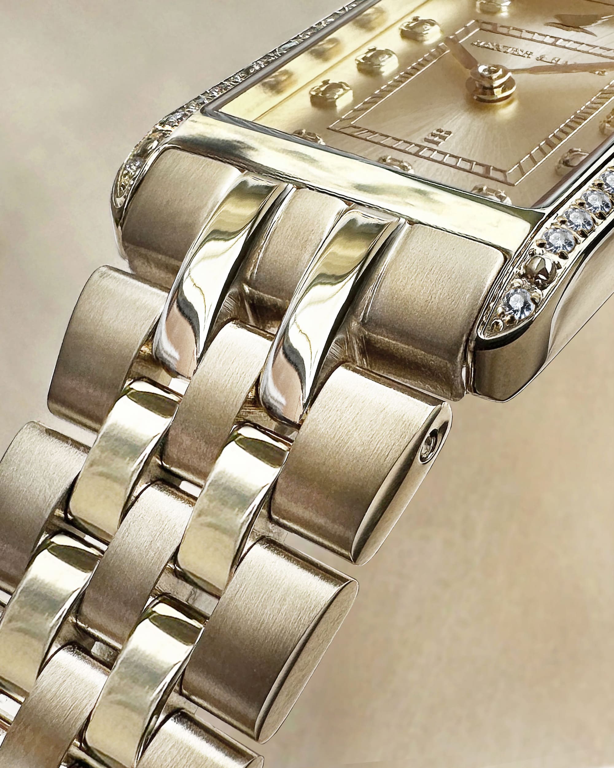 H&B Gala Pavé, Gold Sunray - Hexter & Baines