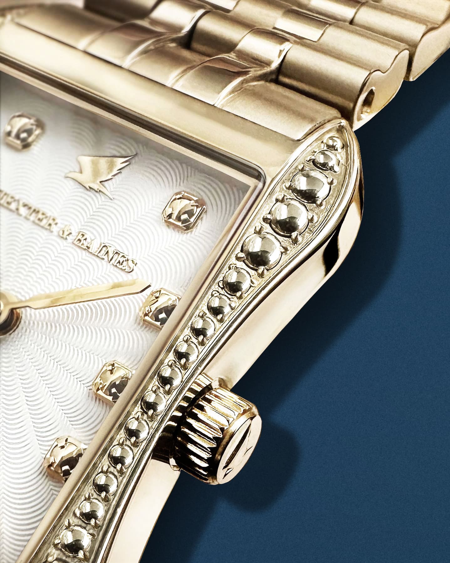 H&B Cronvas, Gold & White - Hexter & Baines - US