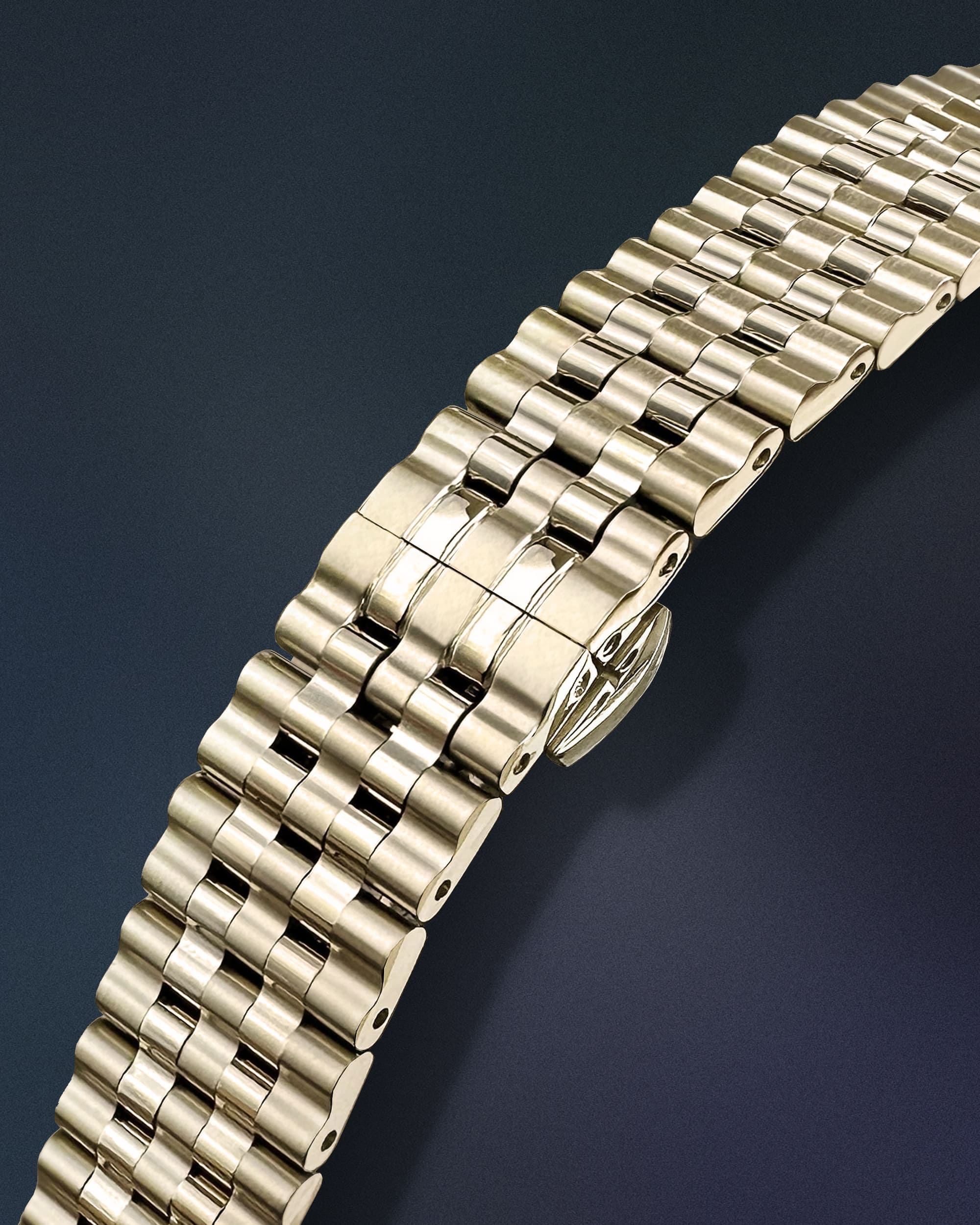 H&B Cronvas Pavé, Gold & Black Pearl - Hexter & Baines - Australia