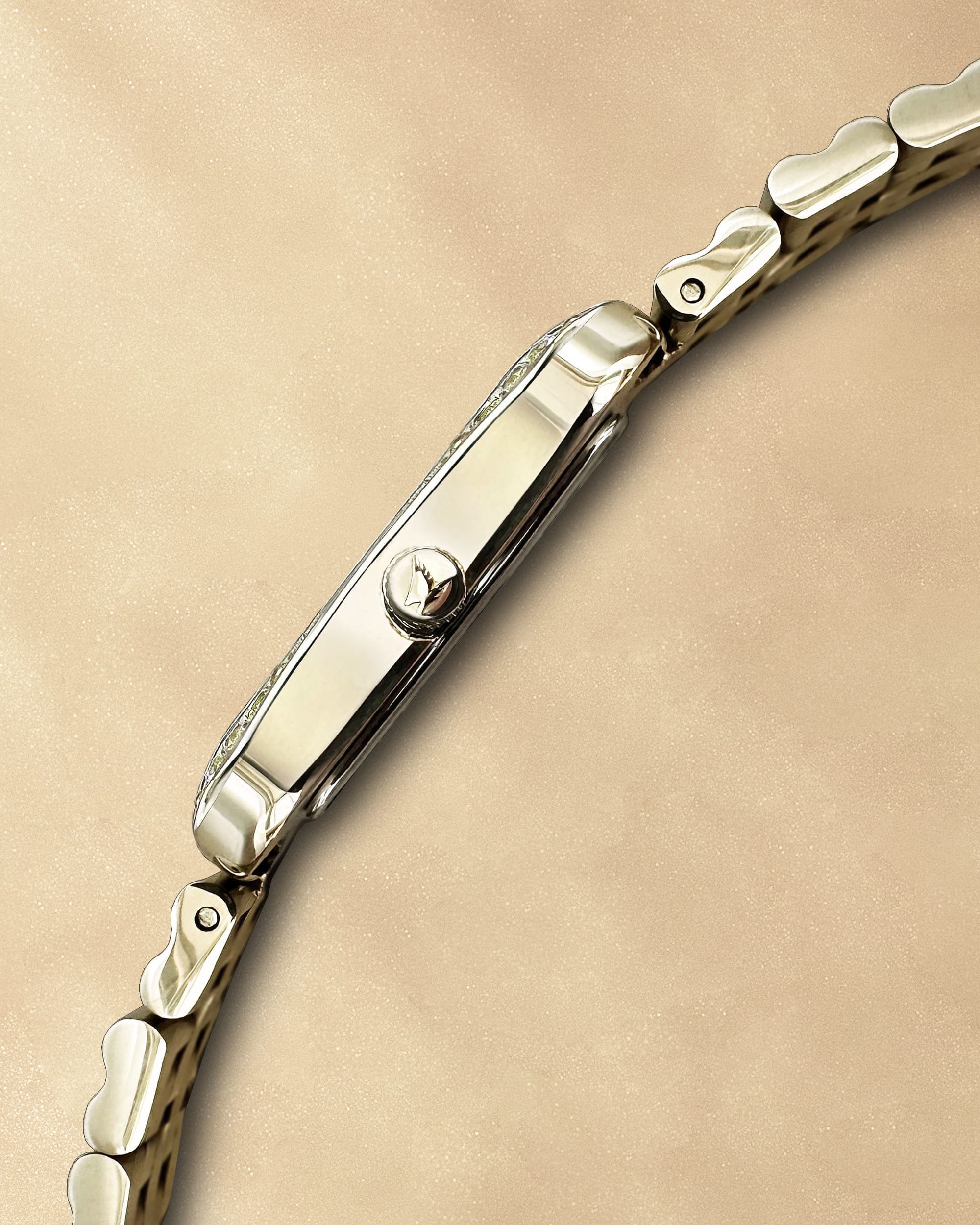 H&B Cronvas Pavé, Gold & Gold Pearl - Hexter & Baines - Australia