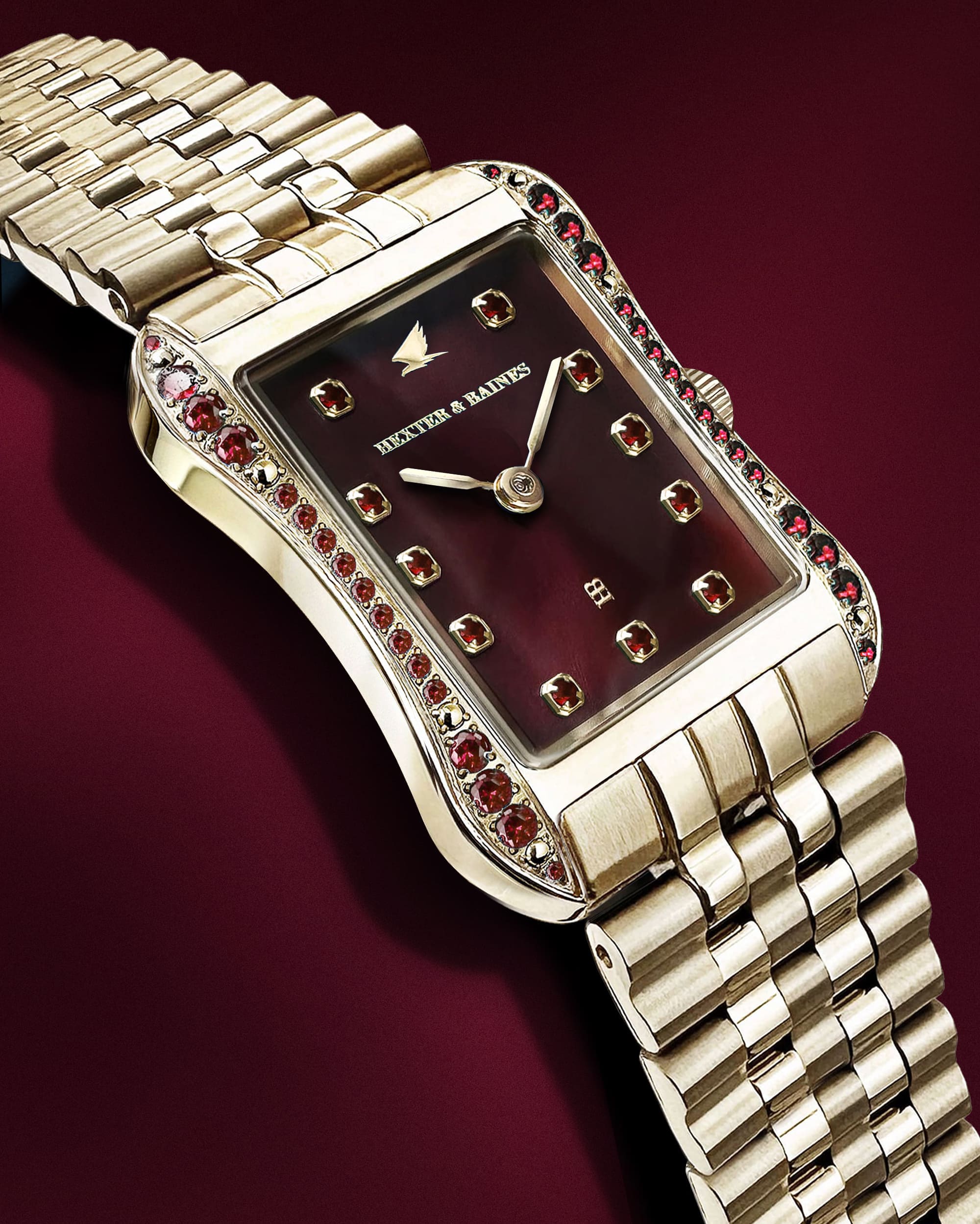 H&B Cronvas, Ruby & Gold - Hexter & Baines