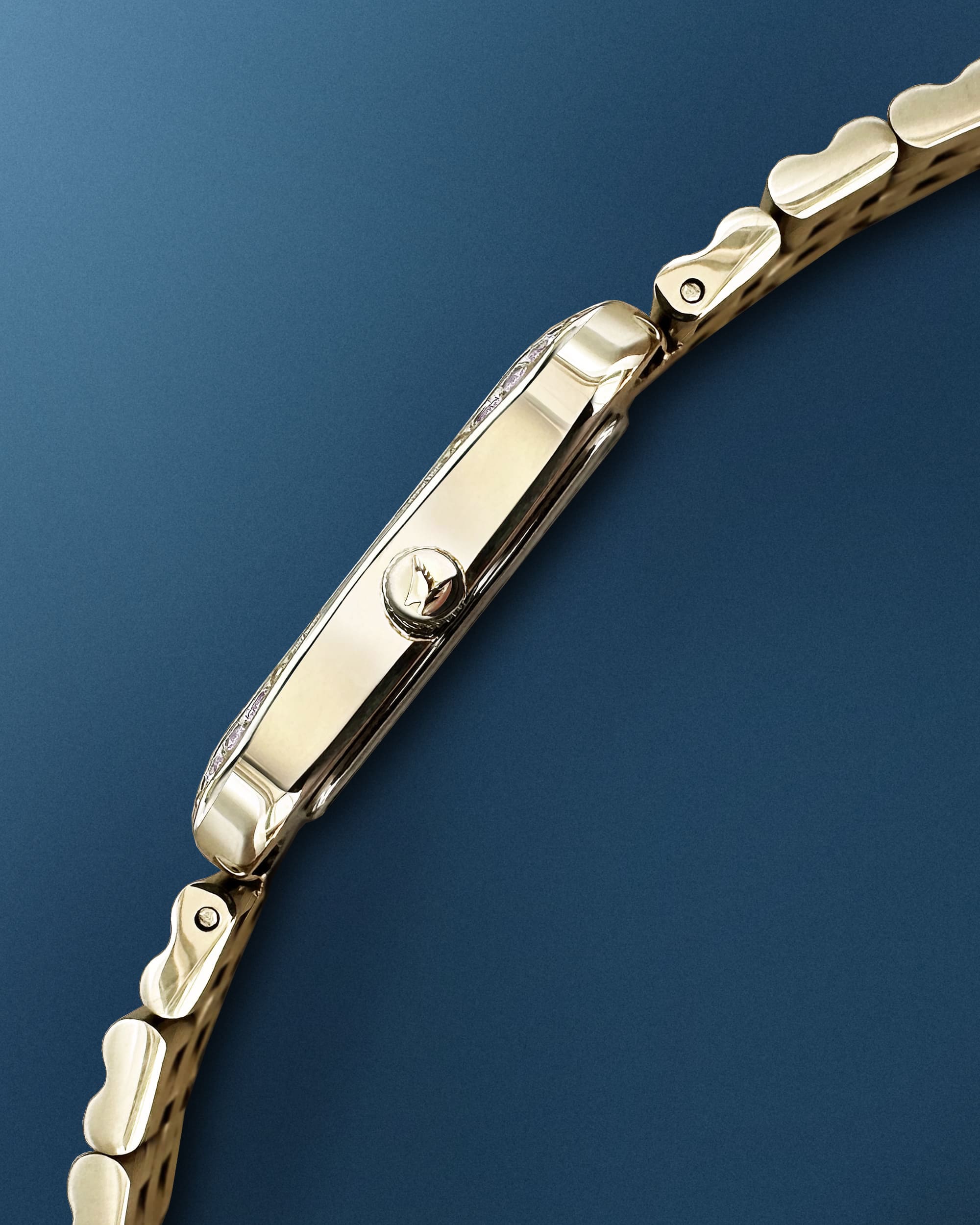 H&B Cronvas Pavé, Gold & Pearl - Hexter & Baines - US