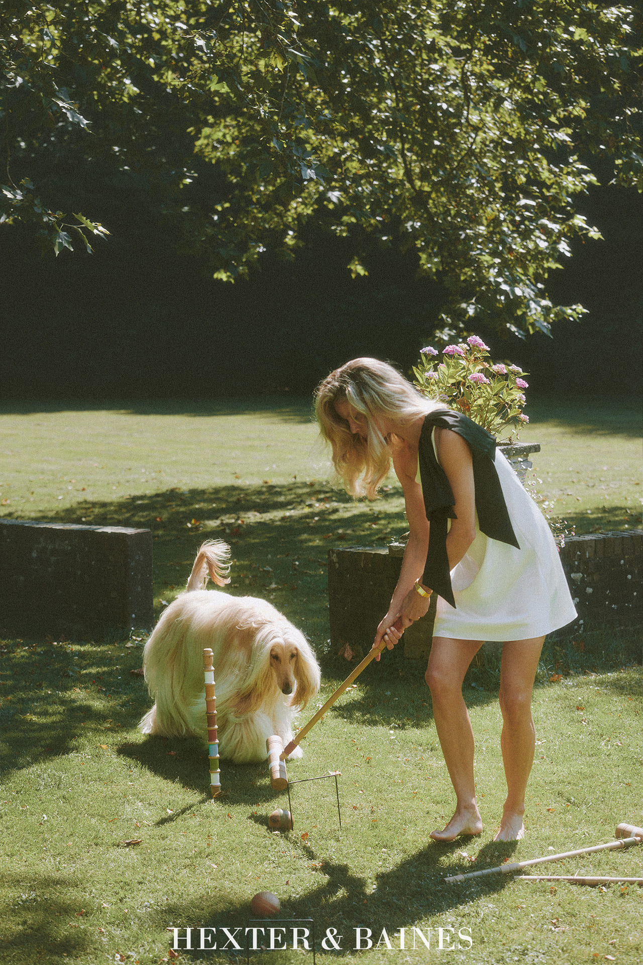 H&B Gala Pavé, Gold & White - Hexter & Baines