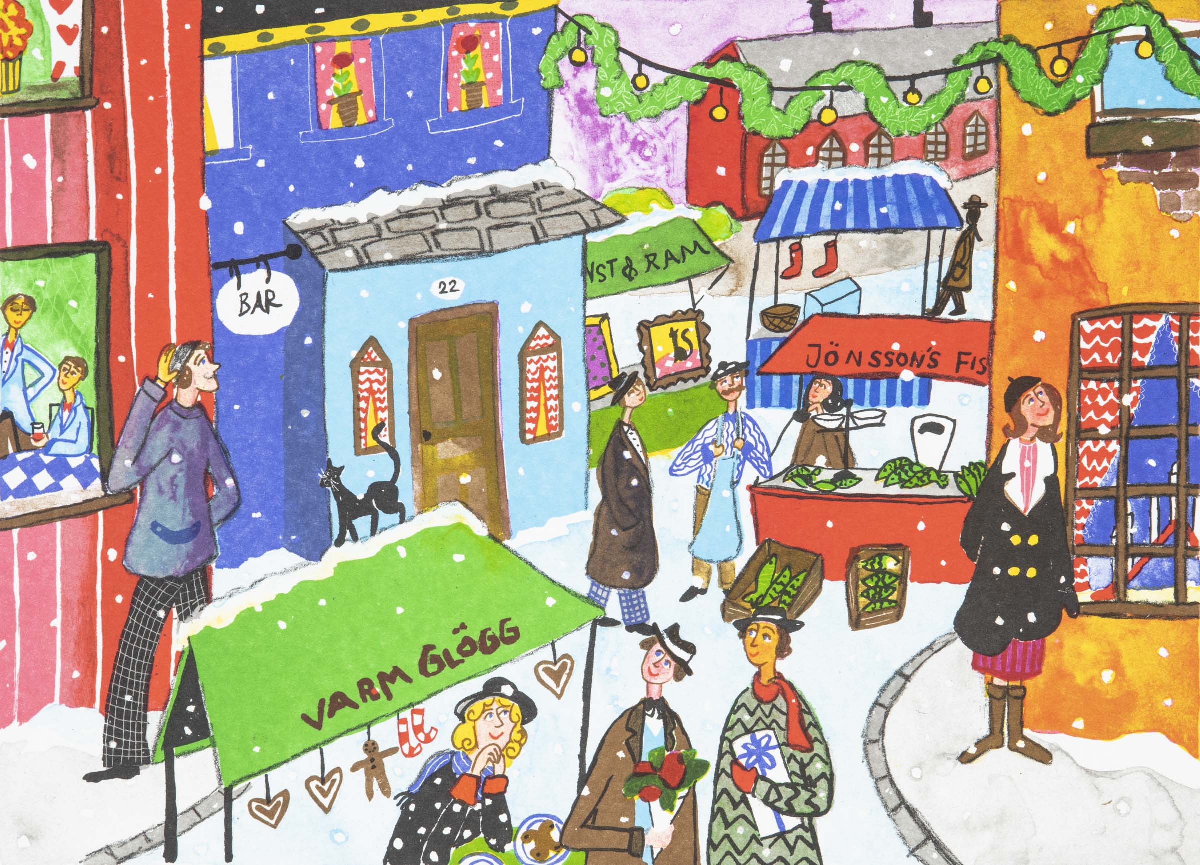 Vardus Art & Antiques - Marknad i midvinter - År 2000