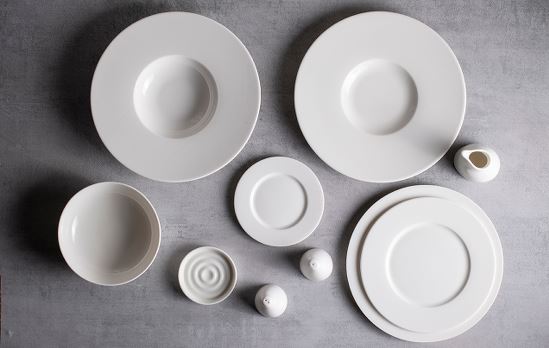 Bonna NEAT PLATE Flat with border ø16 cm - Restaurang & Kökskompaniet