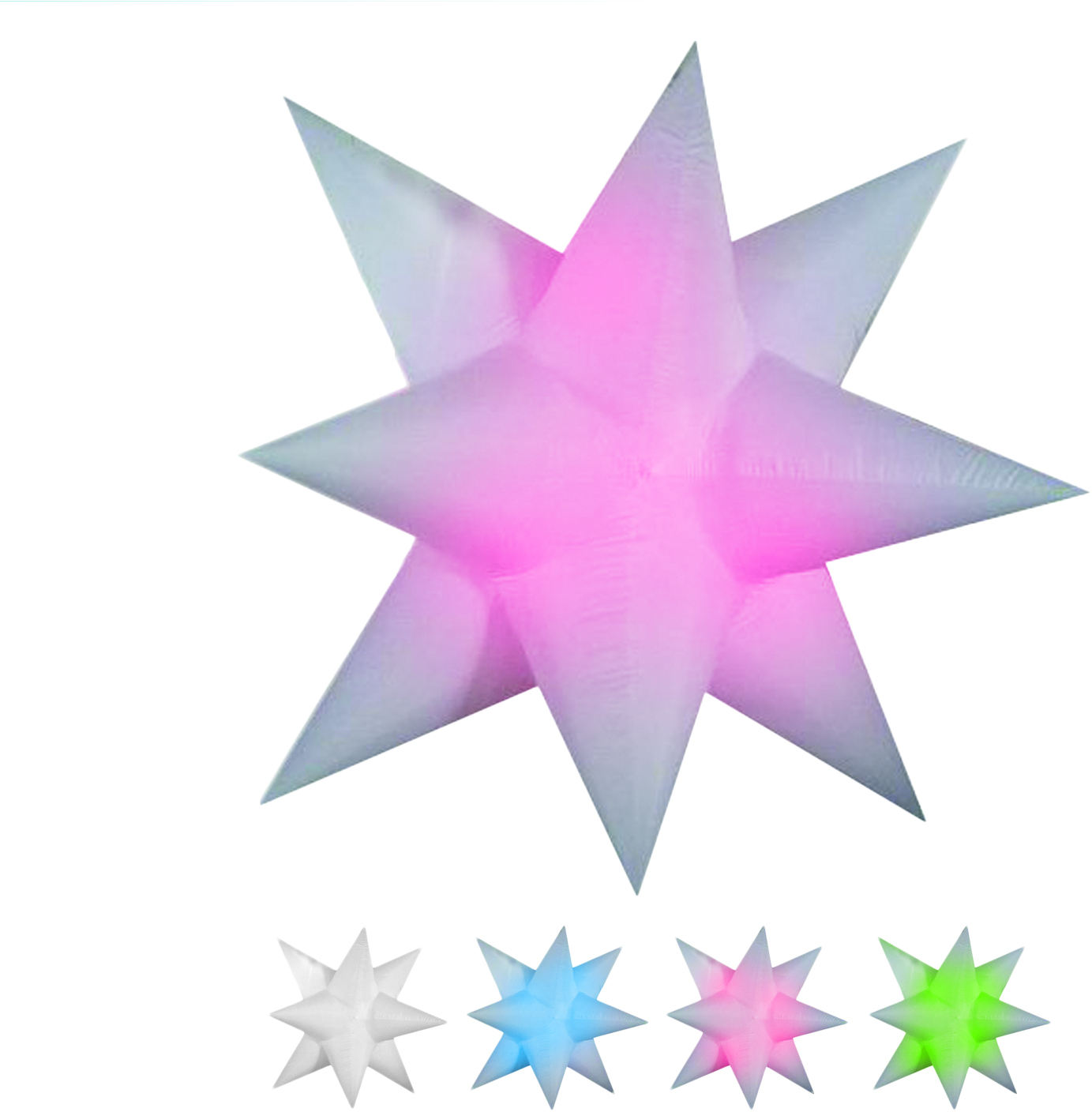 Mega Inflatable LED Star 200 cm