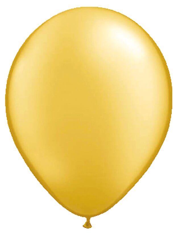 Balloons Gold Premium Metallic, 10 pc