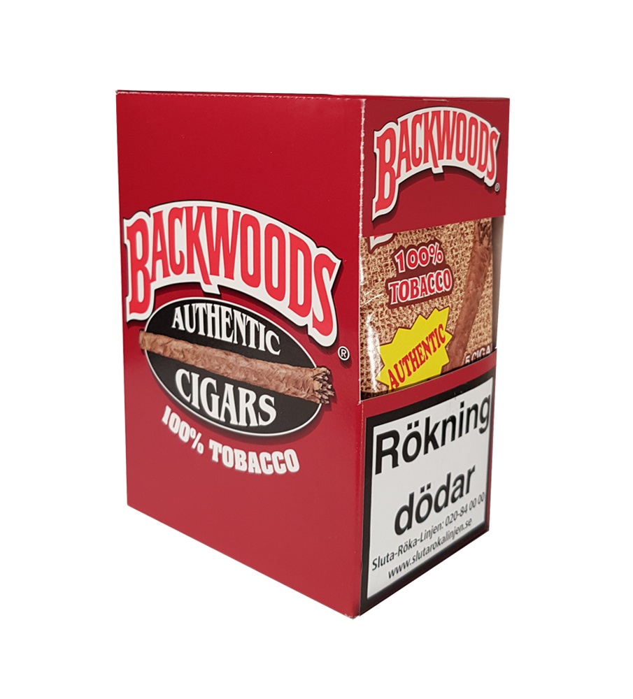 Backwoods Authentic Limpa 8x5p - www.puros.se
