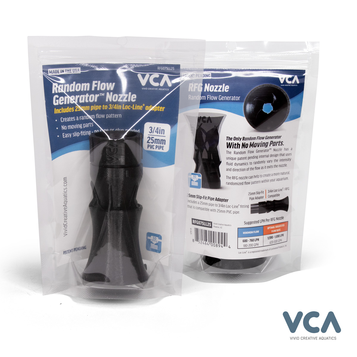 VCA RFG Nozzle 25mm slip-fit adapter - Salt i Väst
