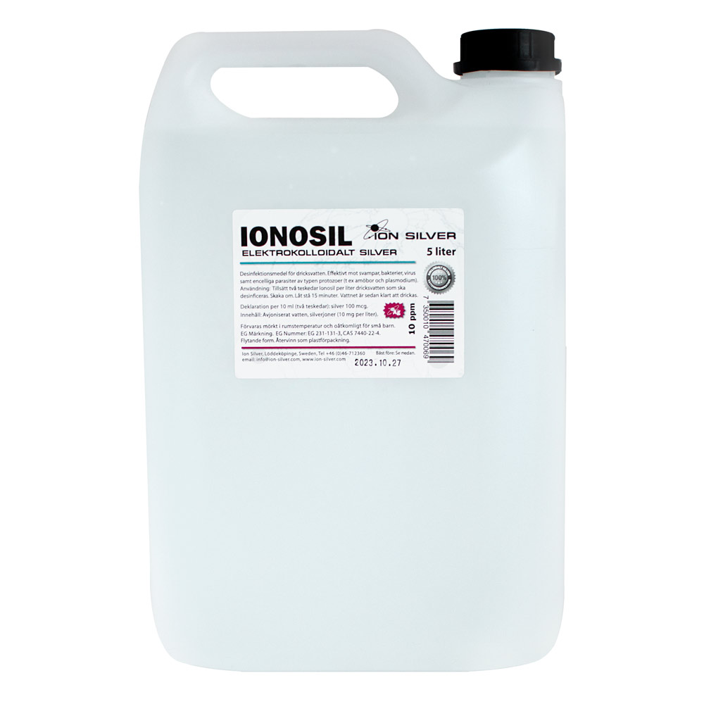 Ionosil kolloidalt silver 5 liter - Min Hälsobutik