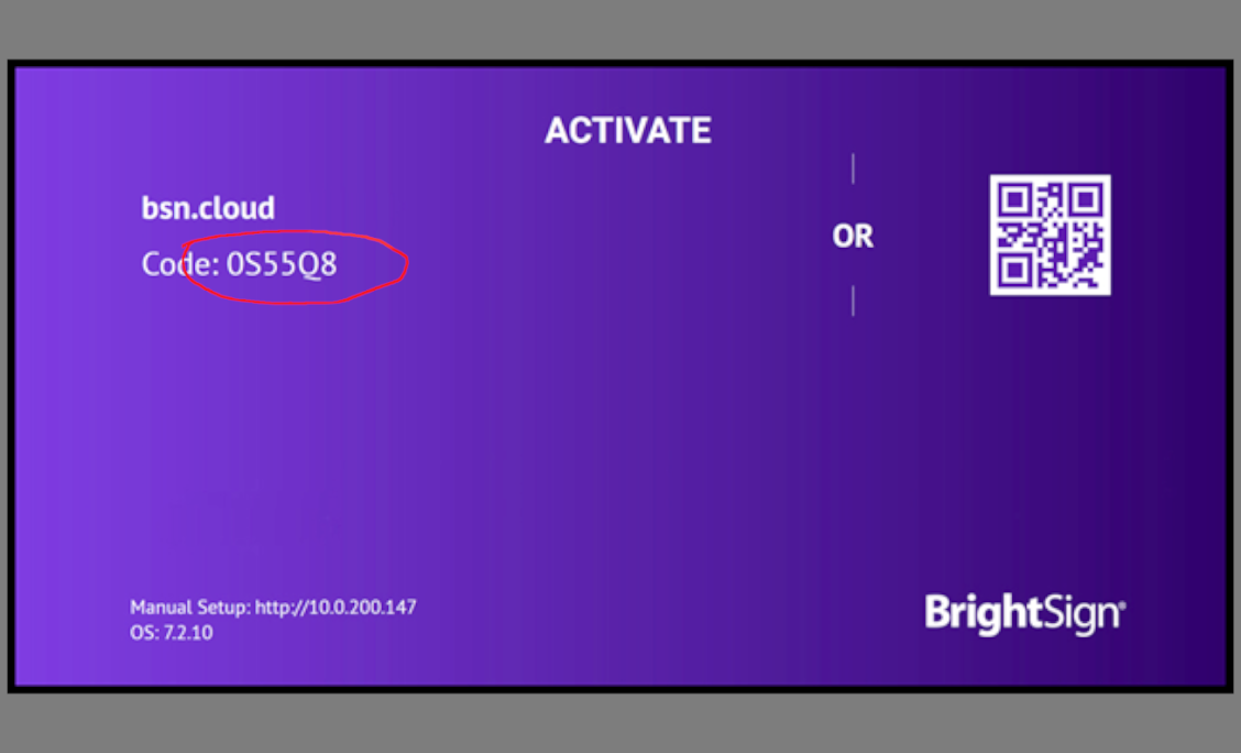 How to activate a Brightsign player - Visono Media