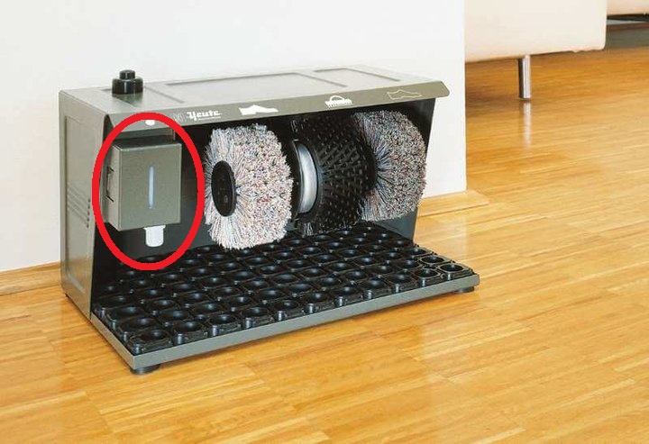 Hållare till polish dispenser - www.skoputsmaskin.se