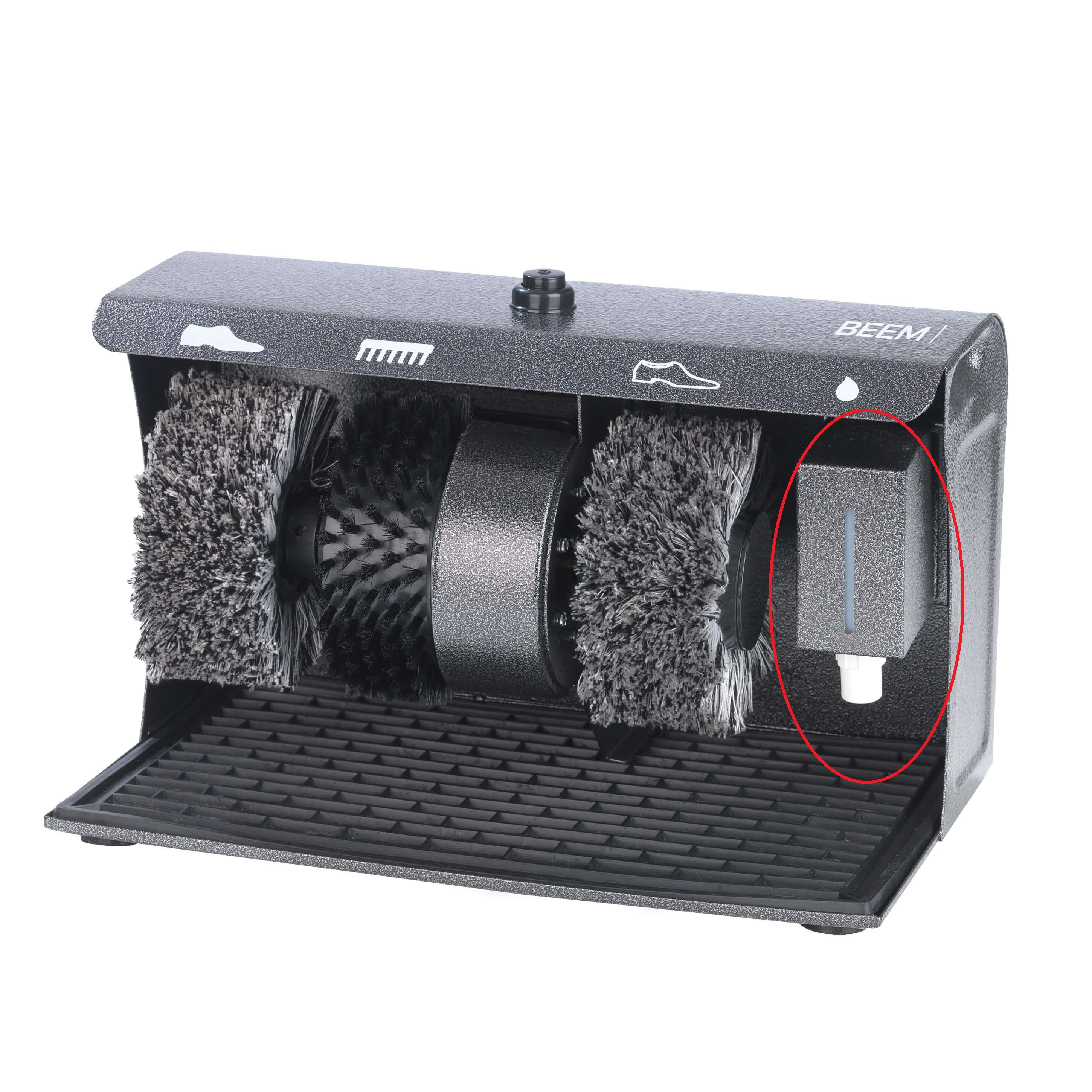 Hållare till polish dispenser - www.skoputsmaskin.se