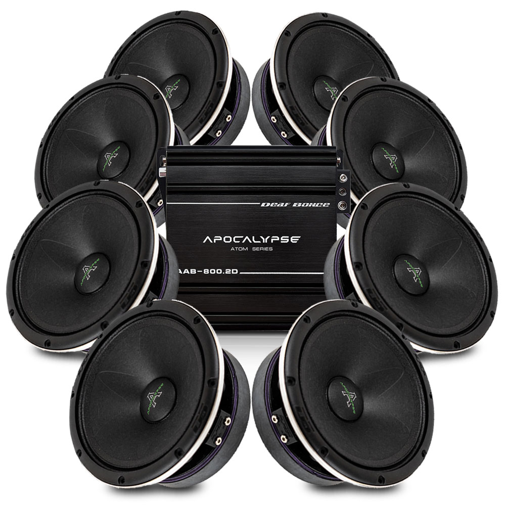 Apocalypse 8x6,5 amp pack - Berras Audio Parts
