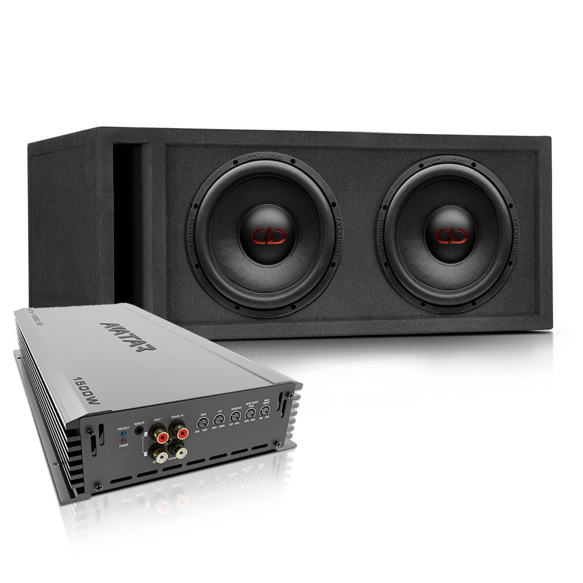 DD Audio 2x10" 610 Amp - Berras Audio Parts