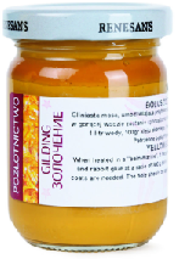 Gul Polimentpasta Yellow bole 125 ml - Artistica Konstnärsmaterial