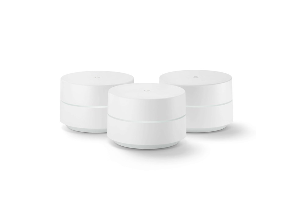Google WiFi AC-1304 - 3 Wifi points - trådlös router - 802.11 a/b/g/n ...