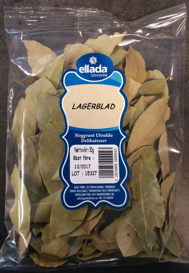 Lagerblad 30g - Grekisk Livs