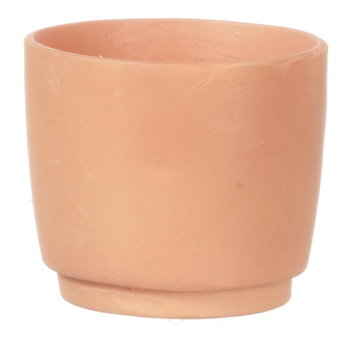 Terracotta pot 3 cm high, round - Miniatyrskatt AB