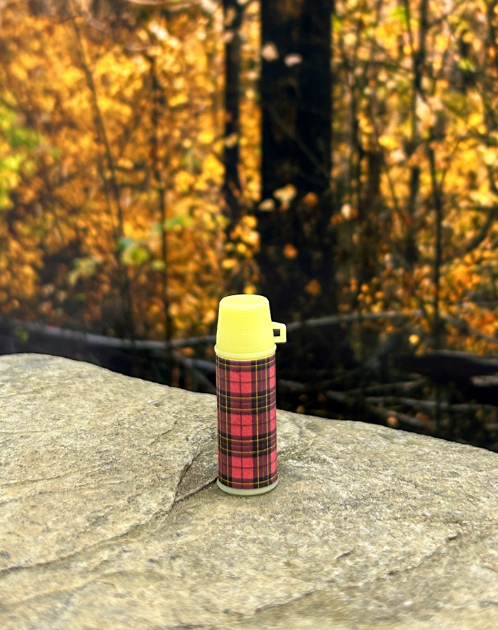 thermos -checked- from Mormors dockskåp - Miniatyrskatt