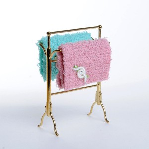 Towil rail, brass - Miniatyrskatt AB