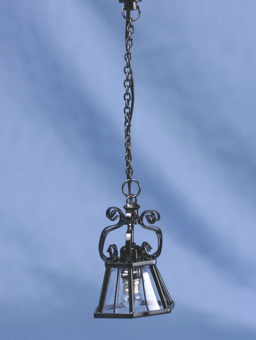 Ceiling light, iron shade, with core - Miniatyrskatt AB
