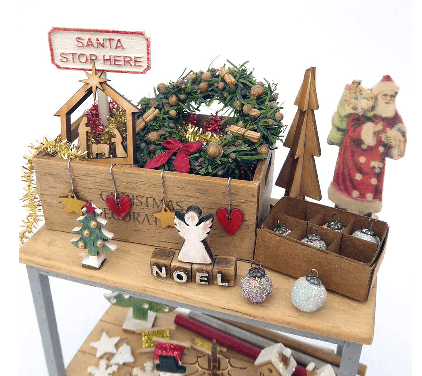 Nedräkning till jul - byggsats från Jane Harrop - Miniatyrskatt