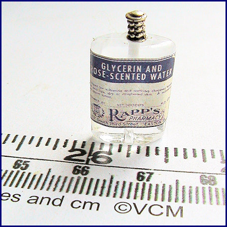 GLYCERINE AND ROSE WATER BOTTLE - Miniatyrskatt AB