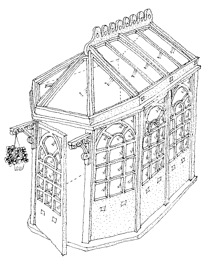 Victorian Conservatory - kit - Miniatyrskatt AB