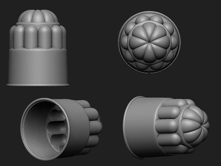 12th scale Metal classic Jelly mould (unpainted) - from Alison Davies ...