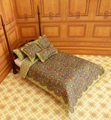 Bäddset för dubbelsäng Chelsea forest - kit att sy från Les ...