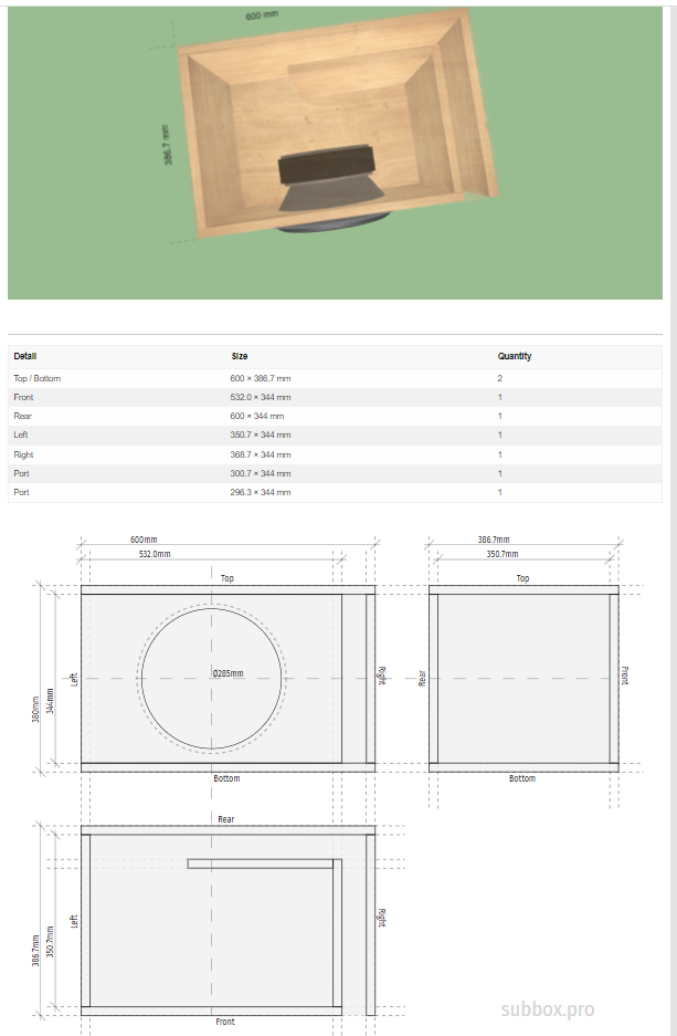 DRAGSTER DWB-12S4 - JJ AUDIO