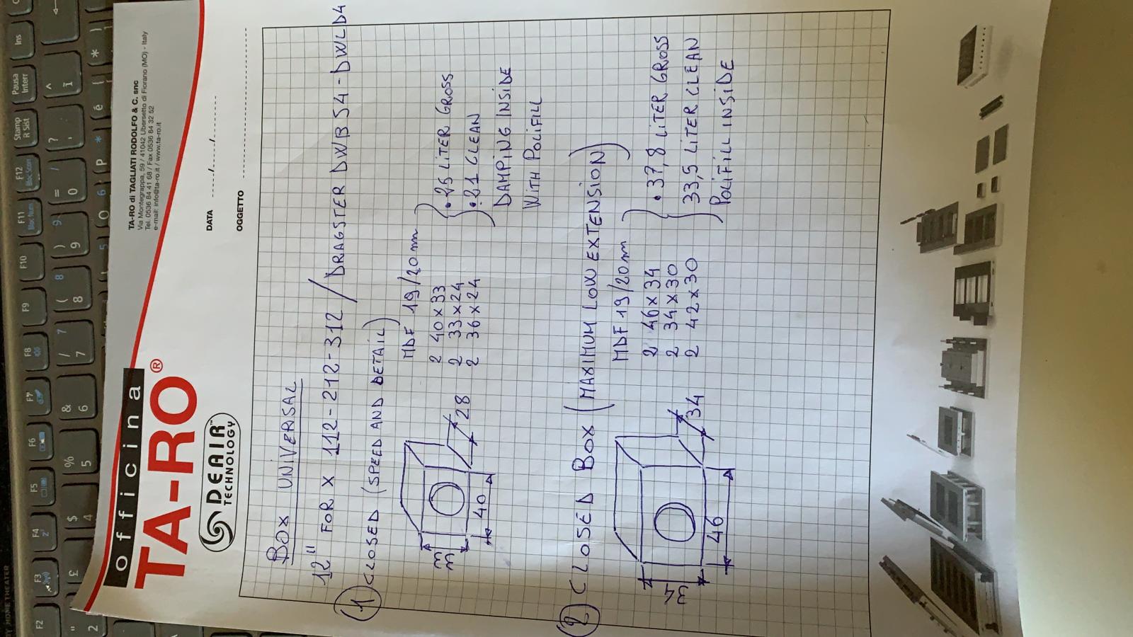 DRAGSTER DWB-12S4 - JJ AUDIO