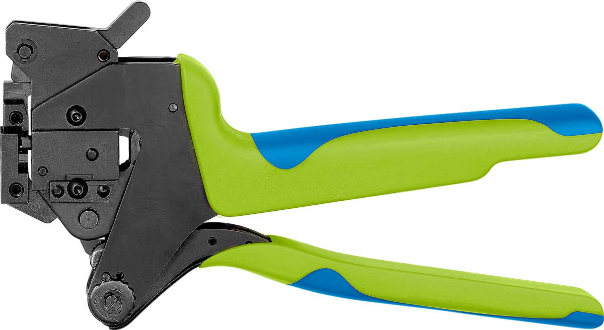 Special PEW 12 model for shielded modular plug connectors EMT - Calotec AB