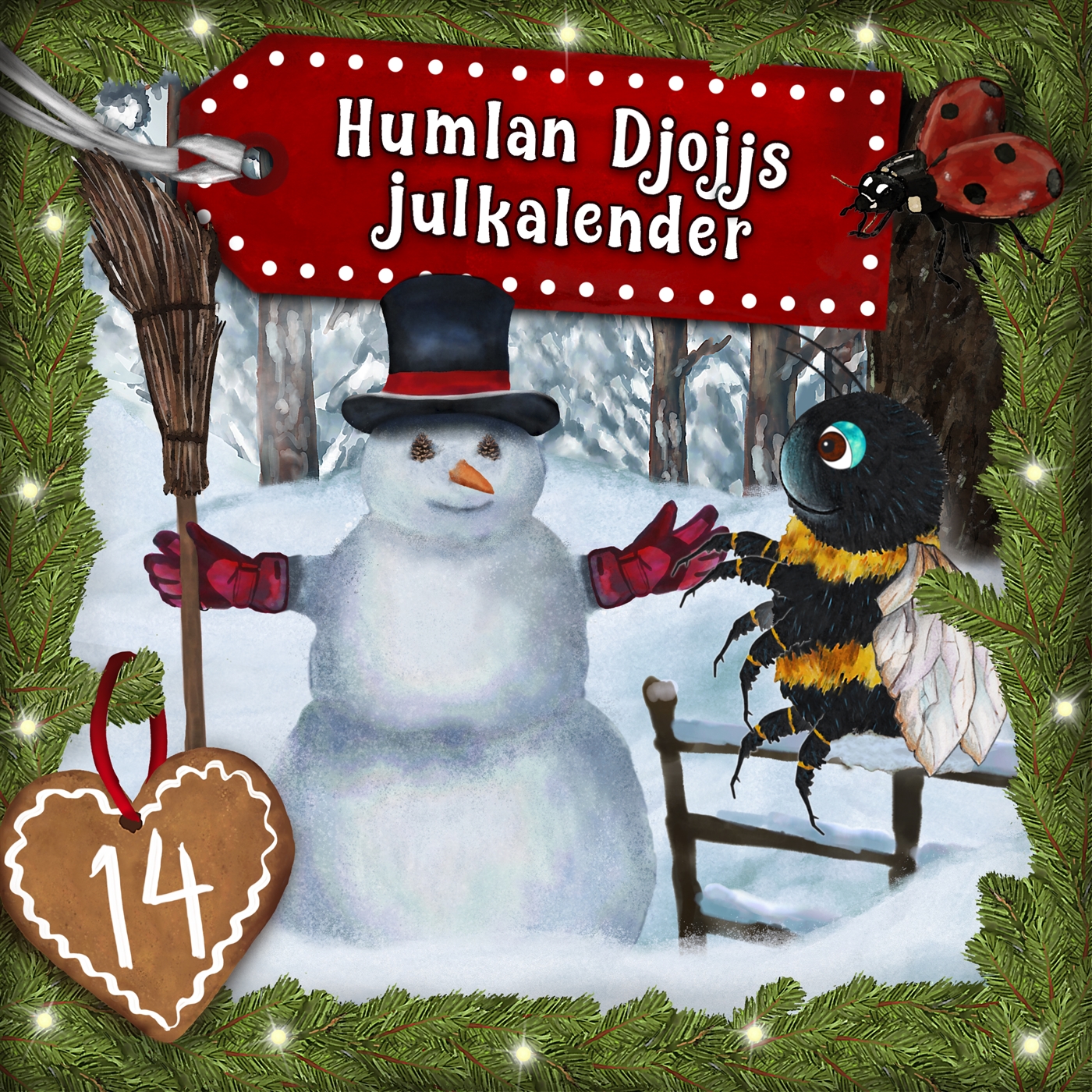 Humlan Djojjs Julkalender (Avsnitt 14), Ljudbok - Ordochbok.se