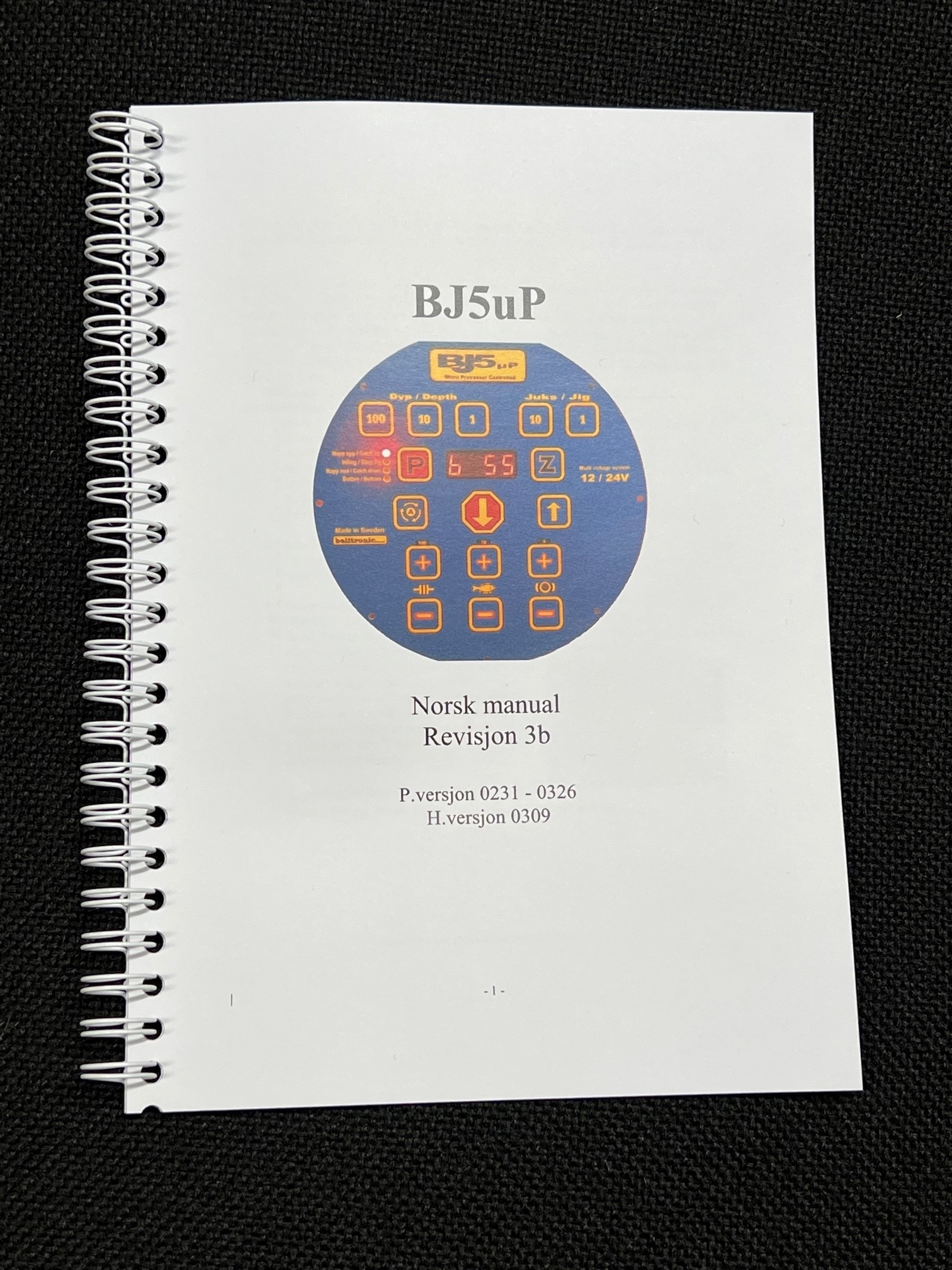 Instruction book BJ5µP - Belitronic's Webbshop