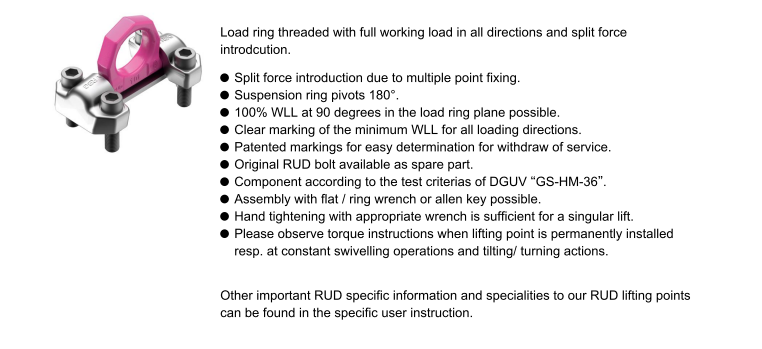 Lyftögla RUD VRBG M20 / Maxlast: 10 ton - Bengtssons Lifting