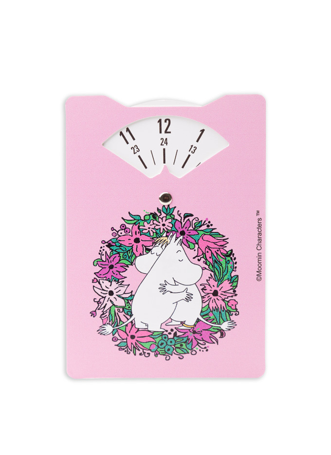 Mumin & Snorkfröken Kärlek rosa Parkeringsskiva (P-skiva) - floryd.se