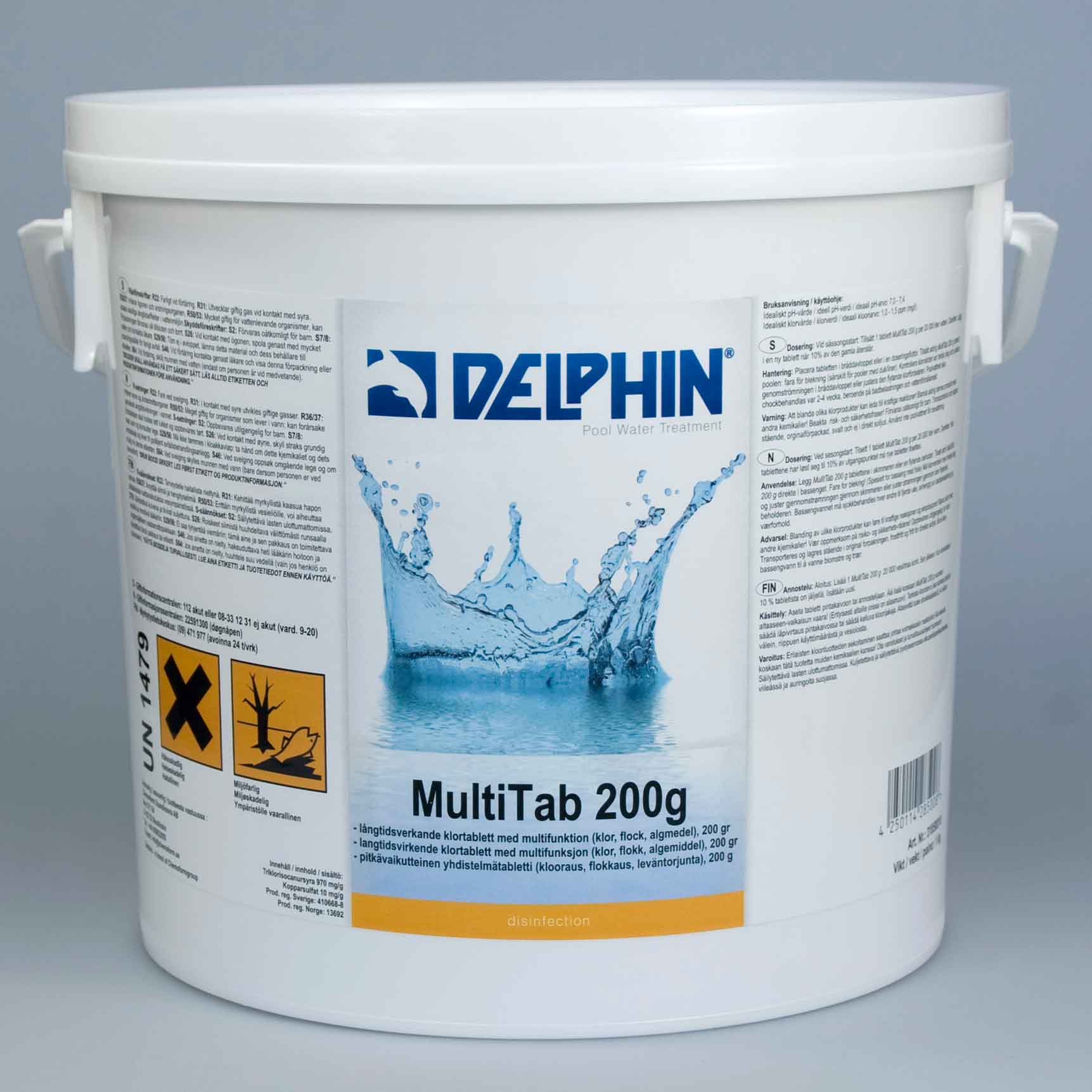 DELPHIN MultiTab 200g 5 kg - Poolfolket