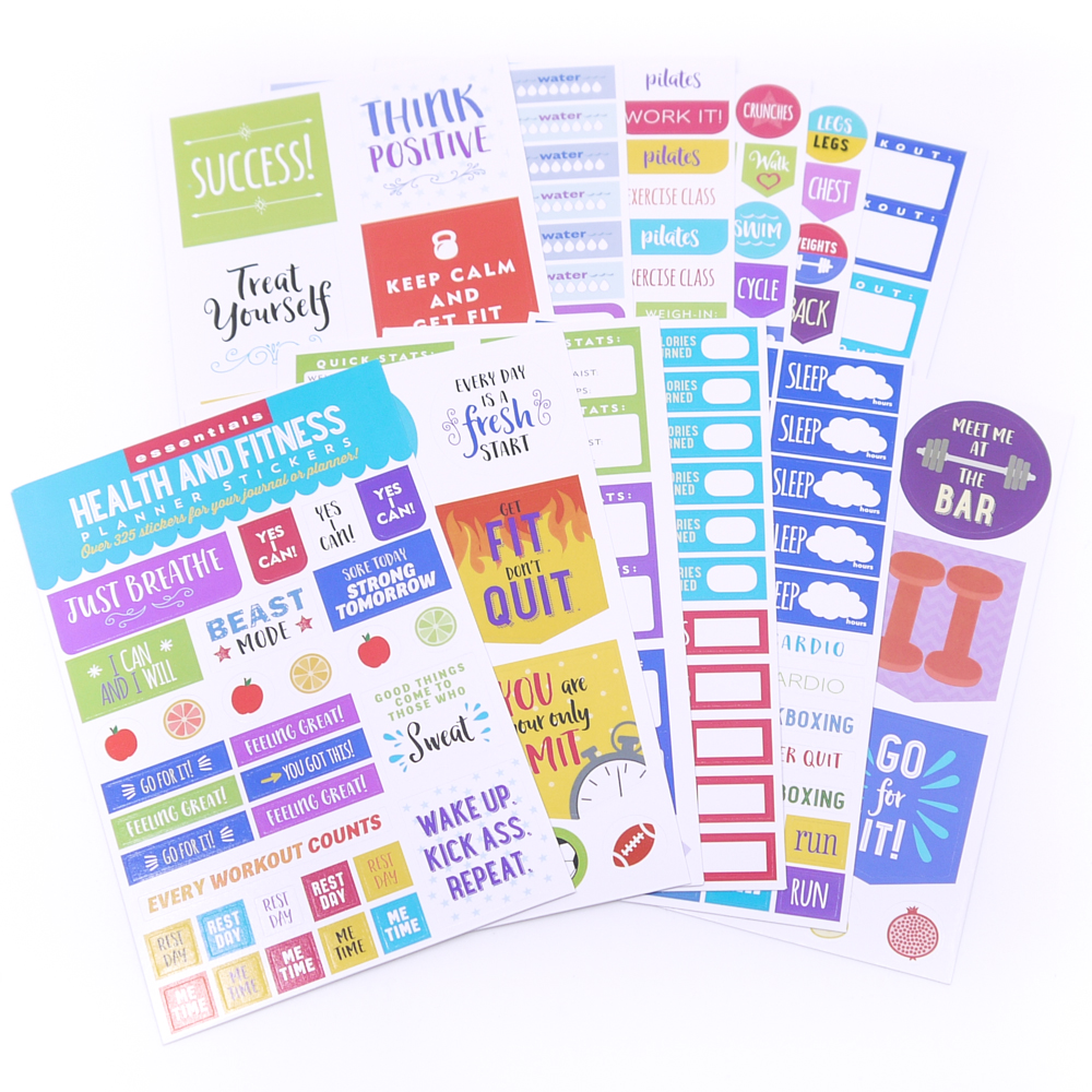 Paper & Party Supplies Paper SGRho Fitness Babe Stickers Planner ...